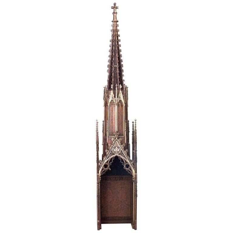 Dutch Gothic Oak and Giltwood Steeple For Sale at 1stDibs | the gothic ...