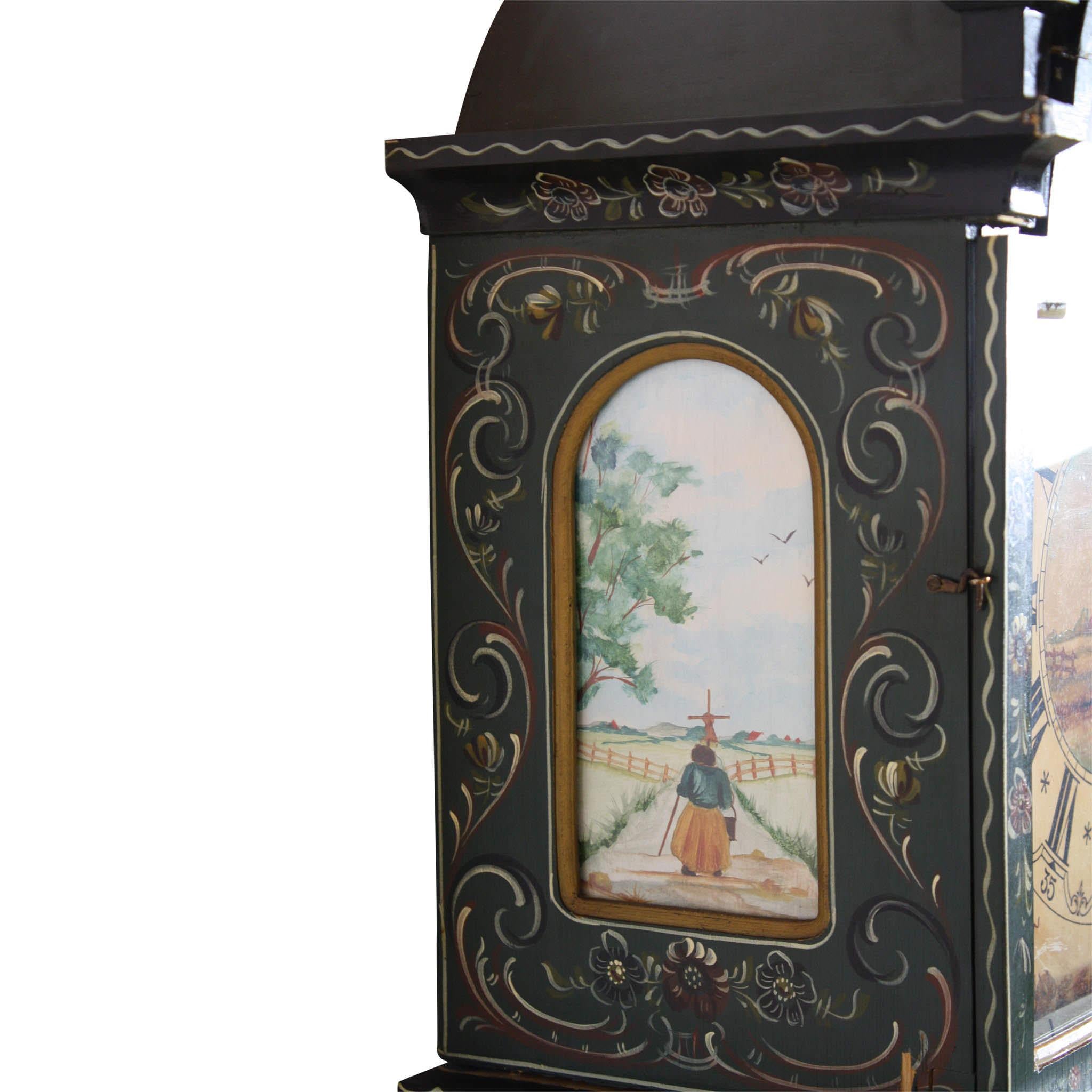 Dutch Hand-Painted Clock, circa 1900 at 1stDibs | hand painted clocks ...