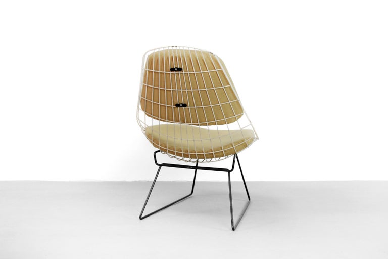 Dutch Industrial Pastoe FM05 Wire Chair by Cees Braakman, 1950s at 1stDibs
