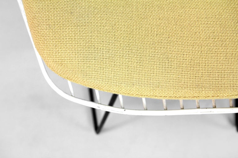 Dutch Industrial Pastoe FM05 Wire Chair by Cees Braakman, 1950s at 1stDibs