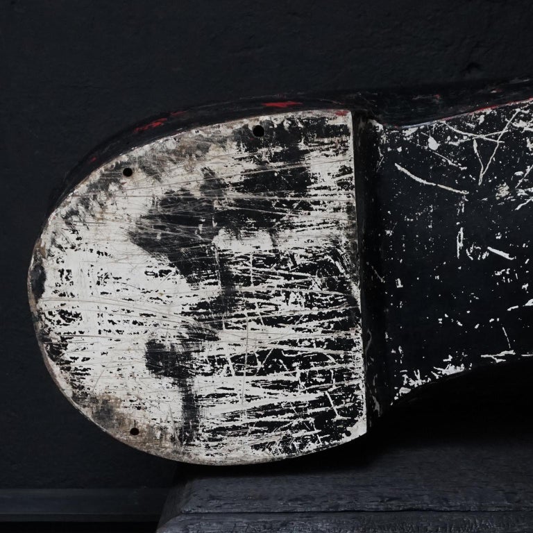 Dutch Midcentury Giant Polyester Industrial Shoe Cobbler Display Store ...