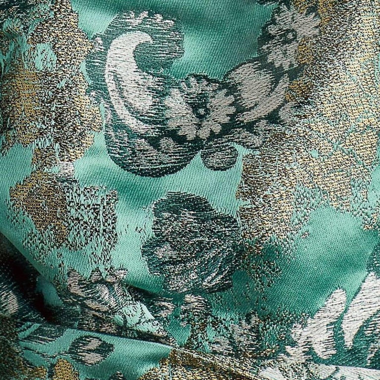 Dutch Modern Carved Armchairs with New Rubelli Silk Brocade Upholstery ...