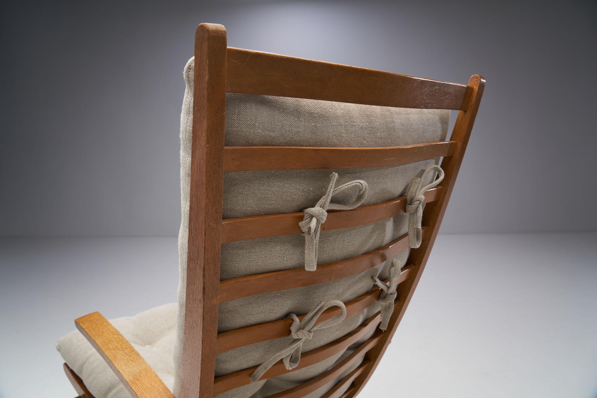 Dutch Modern High Back Chair by Jan den Drijver for De Stijl, The Hague ...