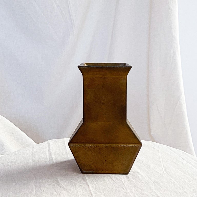 Dutch modernist constructivist vase by Jan van der Vaart For Sale at 1stDibs
