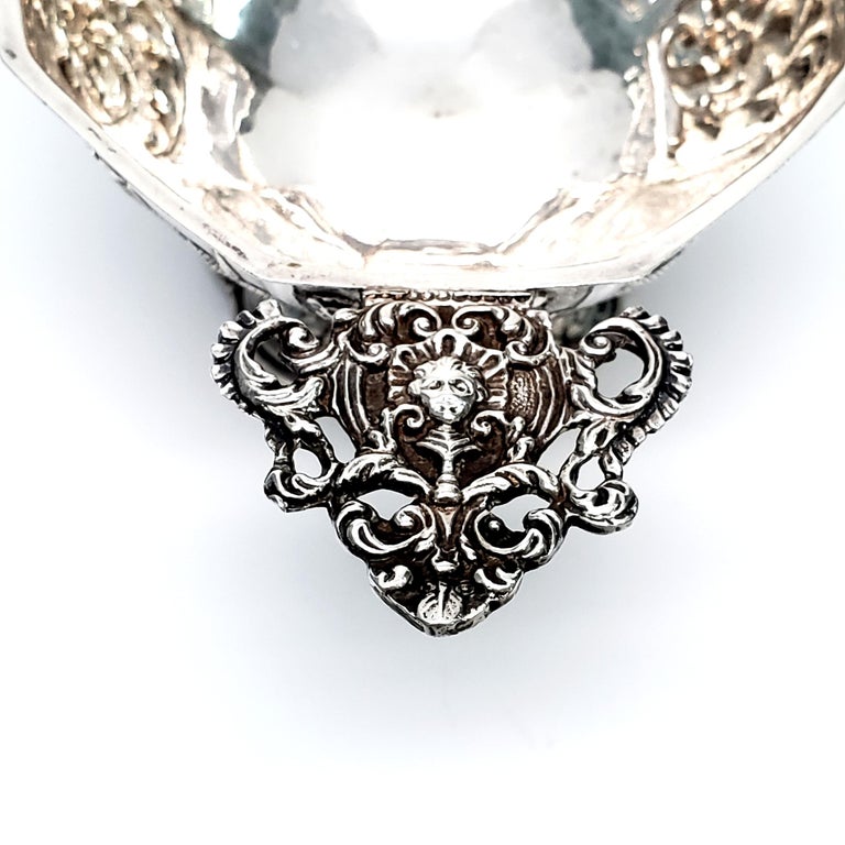 Dutch Octagonal 835 Silver Brandy Bowl at 1stDibs
