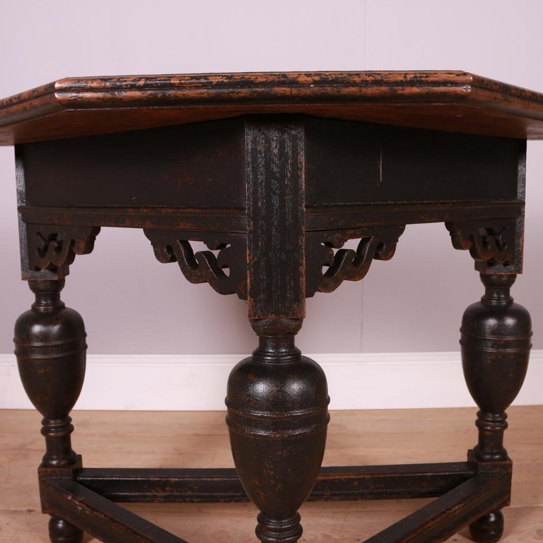 Dutch Painted Console Table For Sale at 1stDibs
