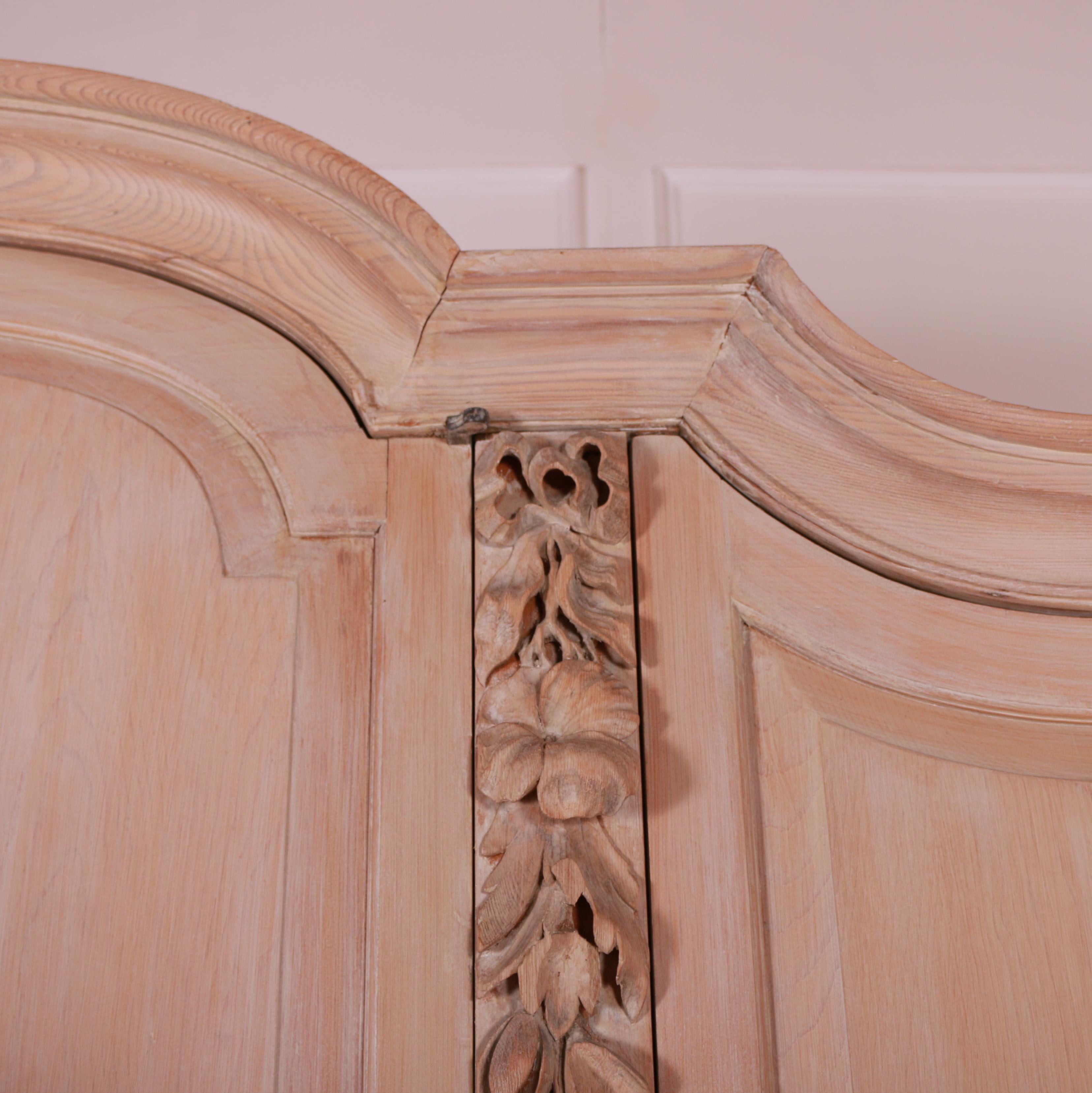 Dutch Pine Linen Cupboard For Sale at 1stDibs