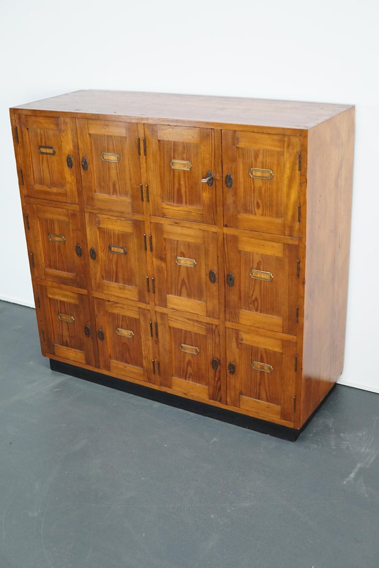 Dutch Pine School Lockers, circa 1930s at 1stDibs