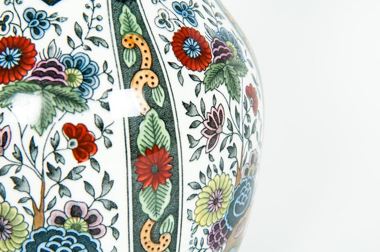 Dutch Porcelain Vintage Pair of Vases at 1stDibs