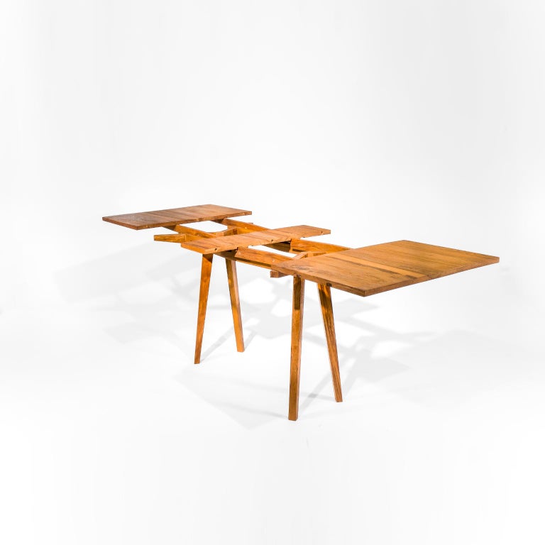 Dutch Pull Out Table in Hardwood with Japanese Joinery and Danish ...
