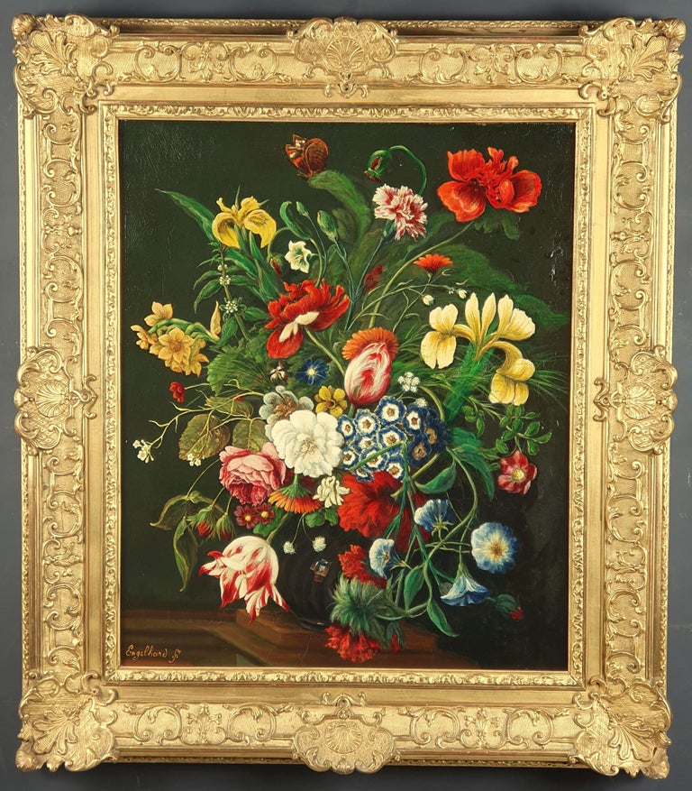 Dutch School, Oil on Canvas, Floral Composition in the Style of the ...