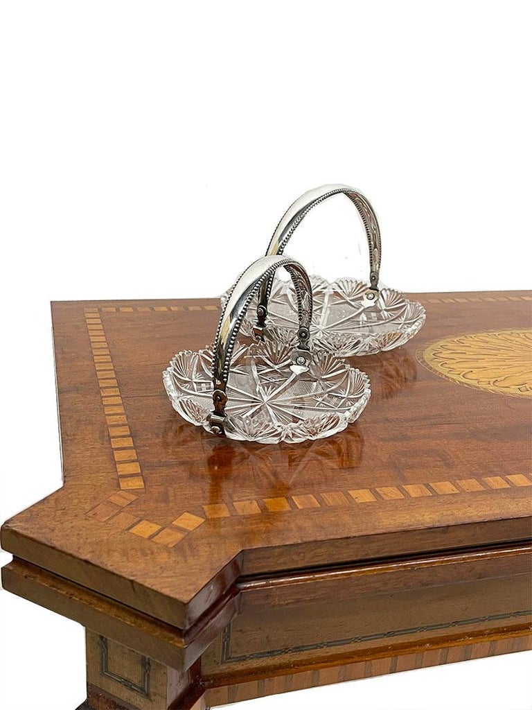 Dutch Silver and Crystal Dishes, 1917 For Sale at 1stDibs