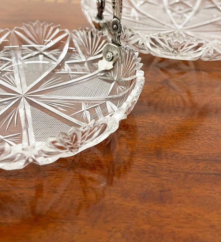 Dutch Silver and Crystal Dishes, 1917 For Sale at 1stDibs