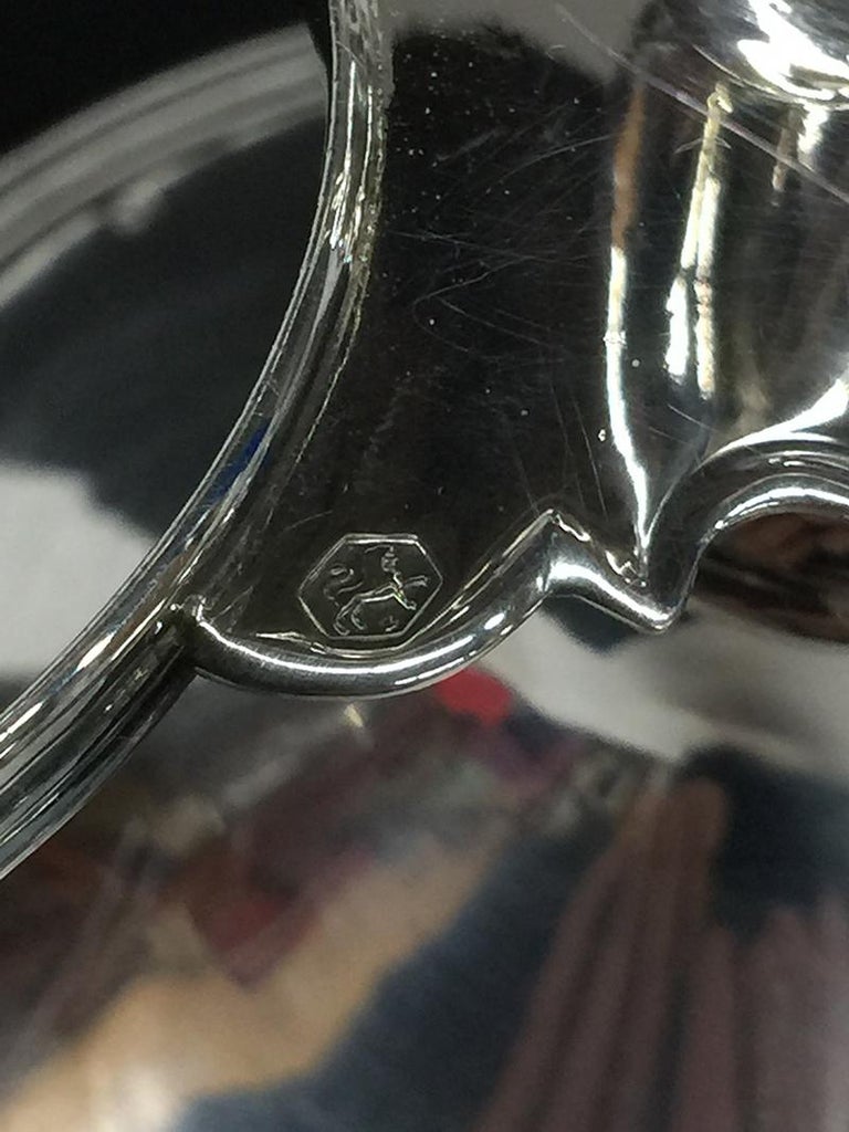 Dutch Silver Crystal Cut Table Set, 19th Century at 1stDibs