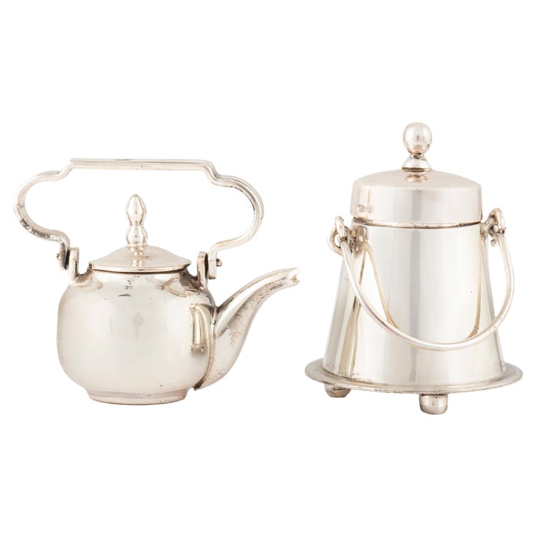 Dutch Silver Miniatures for a Doll's House, H. Hooykass, Schoonhoven ...