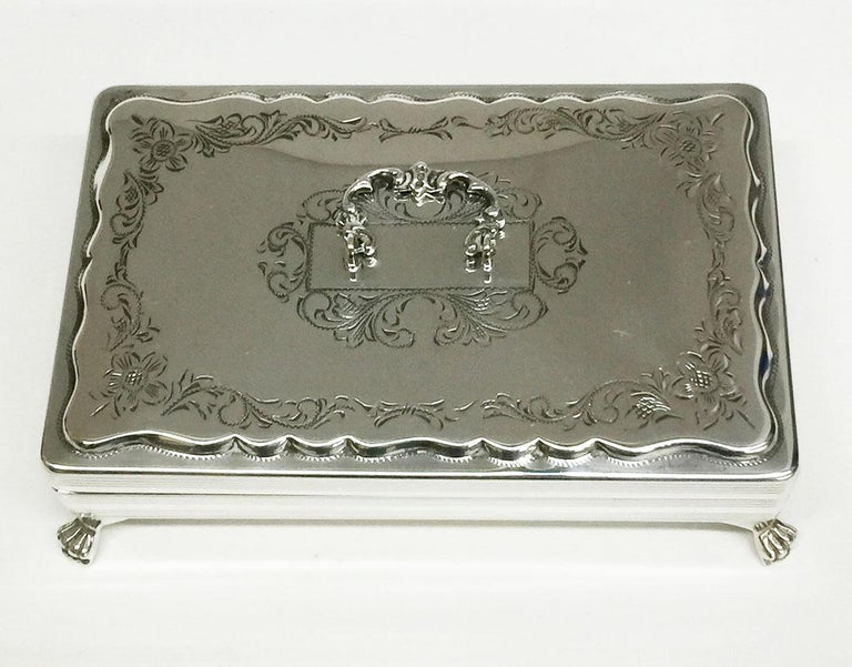 Dutch Silver Spoon Box in Biedermeier Style with Mocca Spoons For Sale ...