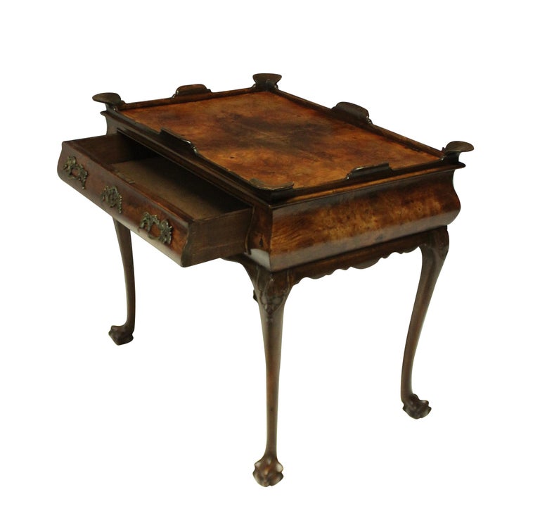 Dutch Walnut Silver Table For Sale at 1stDibs