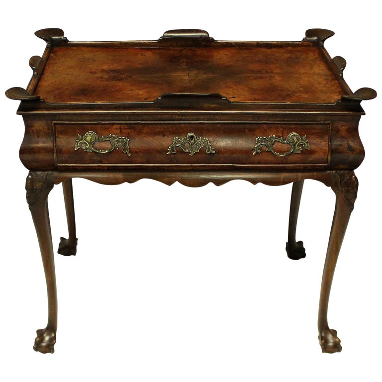 Dutch Walnut Silver Table For Sale at 1stDibs