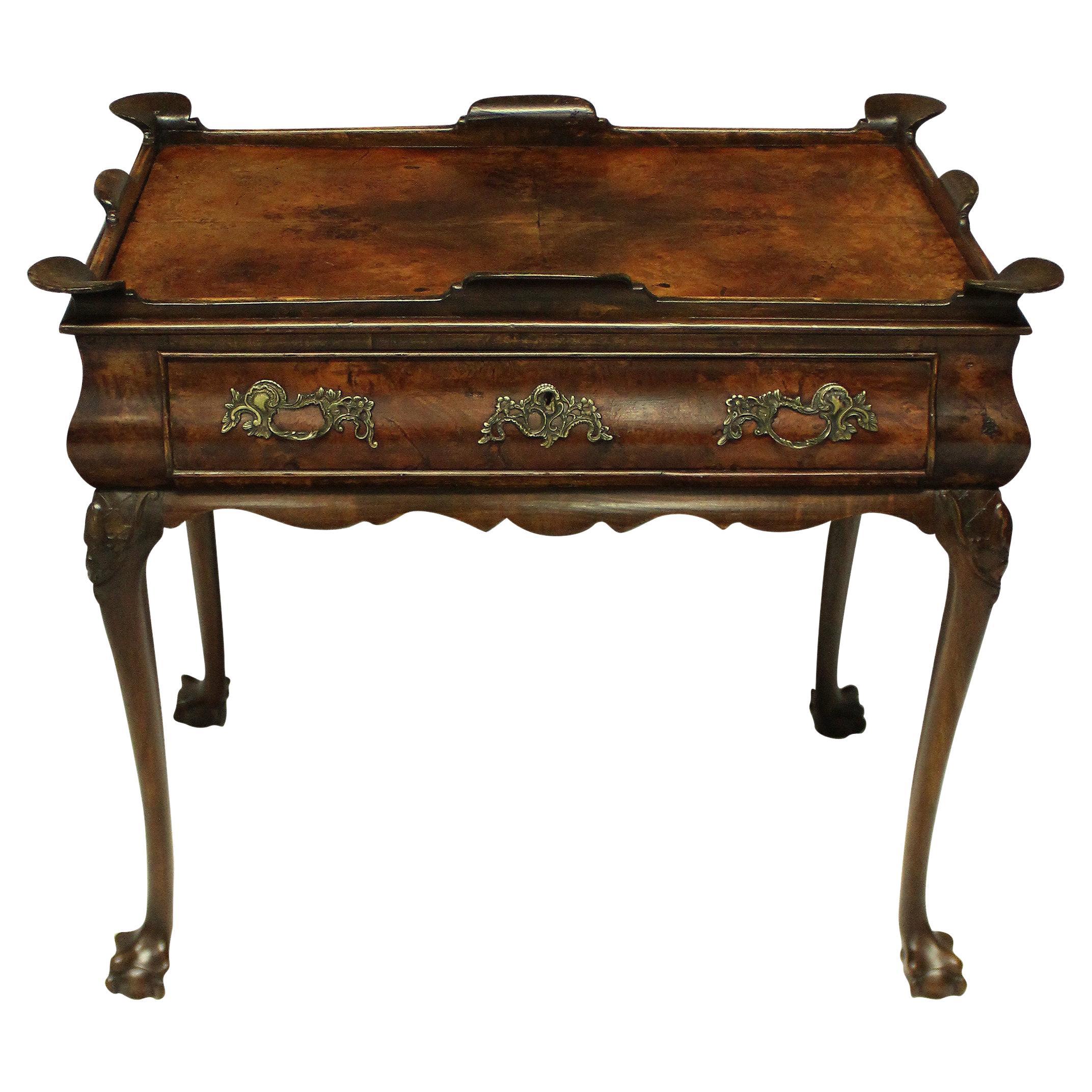 Antique Dutch marquetry walnut fold-over game table. at 1stDibs