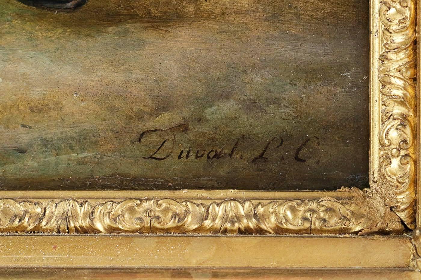 Duval le Camus Pierre French Romantic Period Oil on Canvas Father and ...