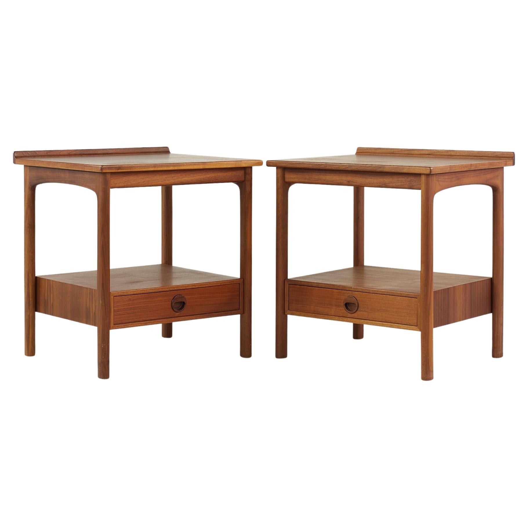 Pair of Teak Midcentury Nightstands by R.S. Furniture Inc. For Sale at ...