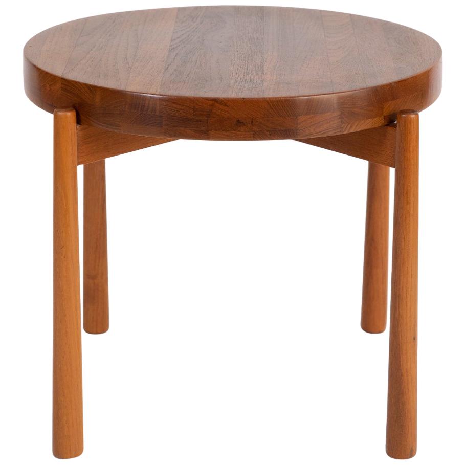 DUX Solid Teak Side Table at 1stDibs