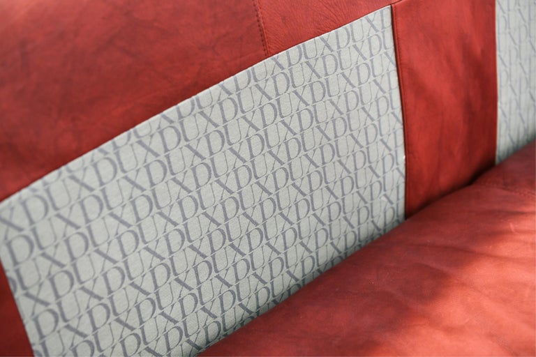 DUX Swedish Midcentury Leather Sofa at 1stDibs