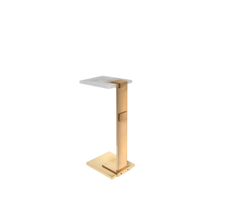 DWG Rock Crystal Drinking Tables by Phoenix For Sale at 1stDibs