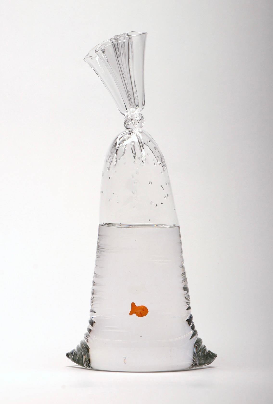Dylan Martinez - Large Glass Water Bag with Goldfish - Limited Edition ...