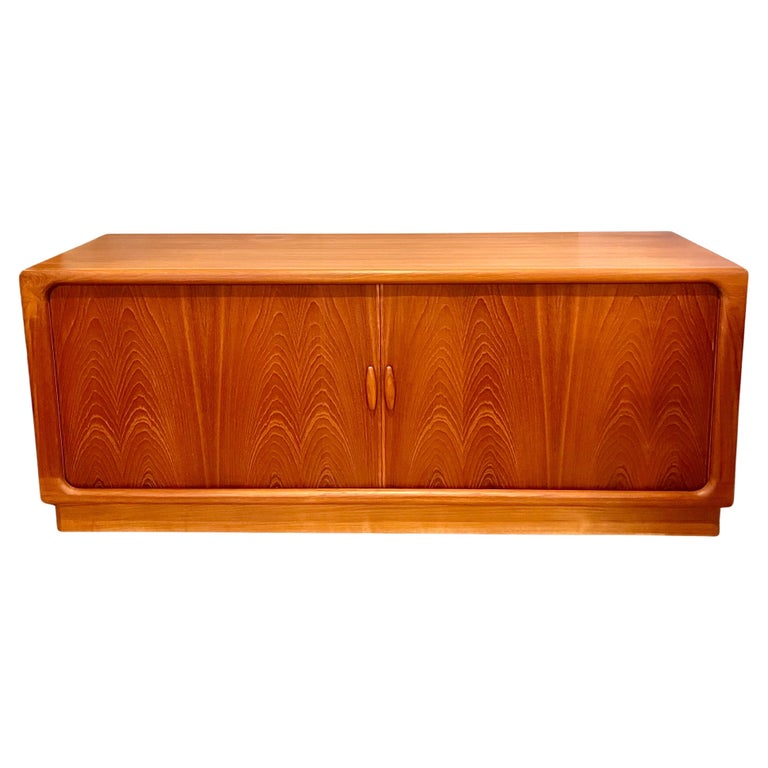 Dyrlund Danish Mid Century Modern Teak Credenza Sideboard Server ...