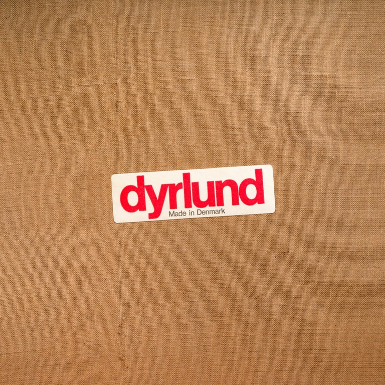 Dyrlund Teak and Fabric Dining Chairs, Set of 4 For Sale at 1stDibs