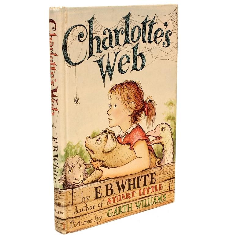 E. B. White, Charlotte's Web, Signed and Inscribed by The Illustratior ...