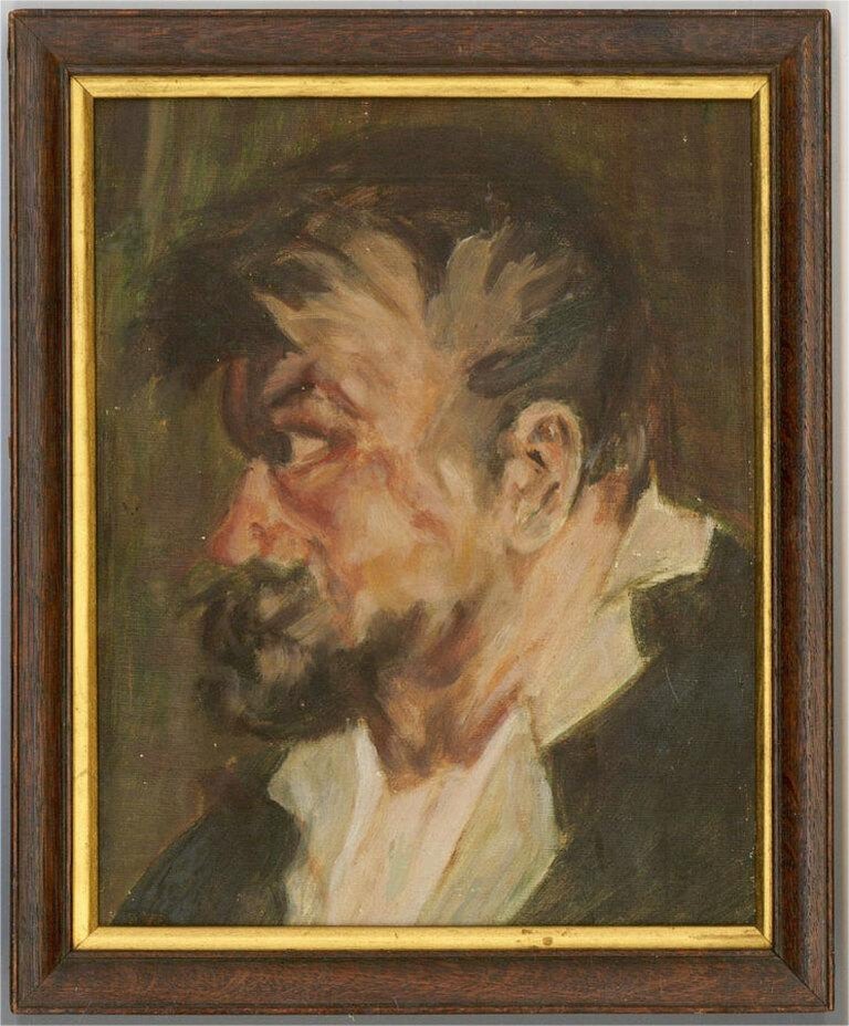 E. Blake - E. Blake - Early 20th Century Oil, The Ruffian For Sale at ...