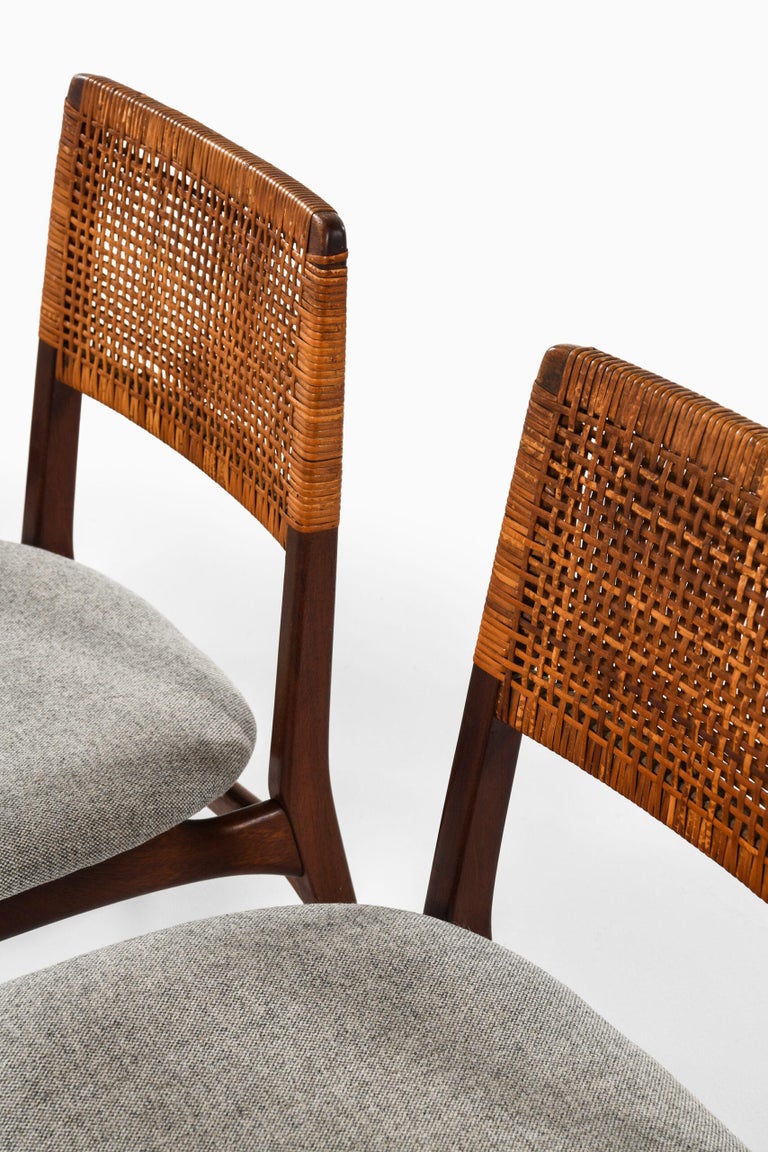 E. Knudsen Dining Chairs Model 47 Produced by Jensen and Lykkegaard For ...