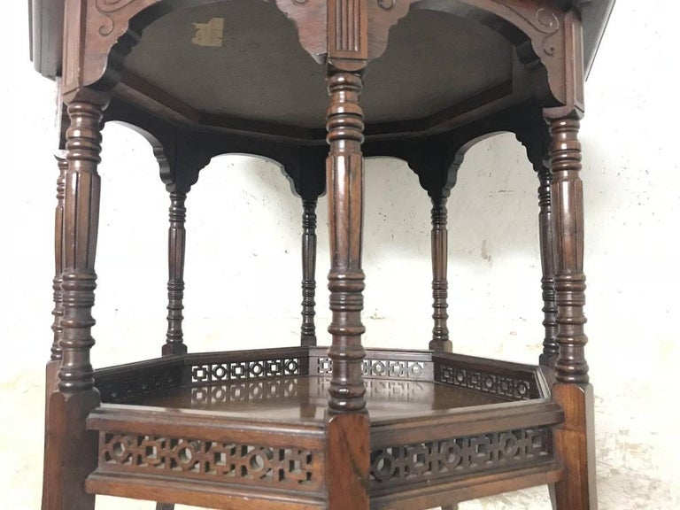 E W Godwin, Attributed to Anglo Japanese Rosewood Eight Leg Table For ...