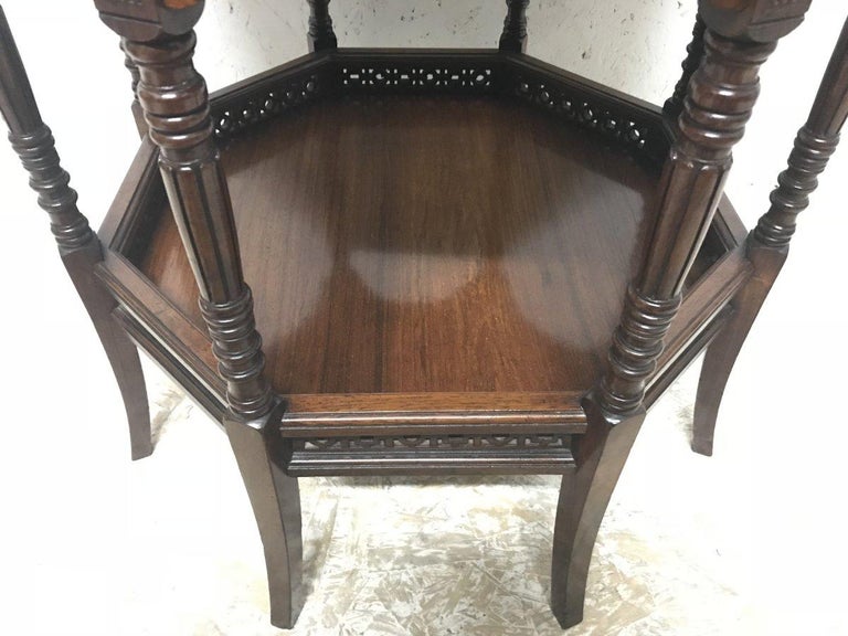 E W Godwin, Attributed to Anglo Japanese Rosewood Eight Leg Table For ...