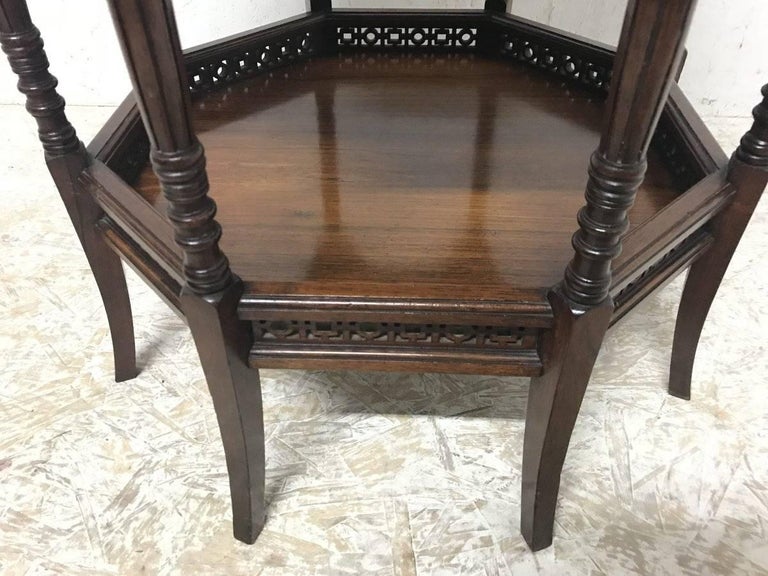 E W Godwin, Attributed to Anglo Japanese Rosewood Eight Leg Table For ...