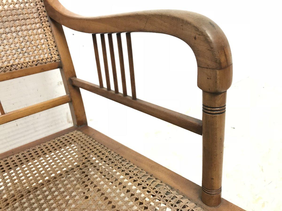 E W Godwin. by William Watt. An Anglo-Japanese Beech and Caned Armchair ...