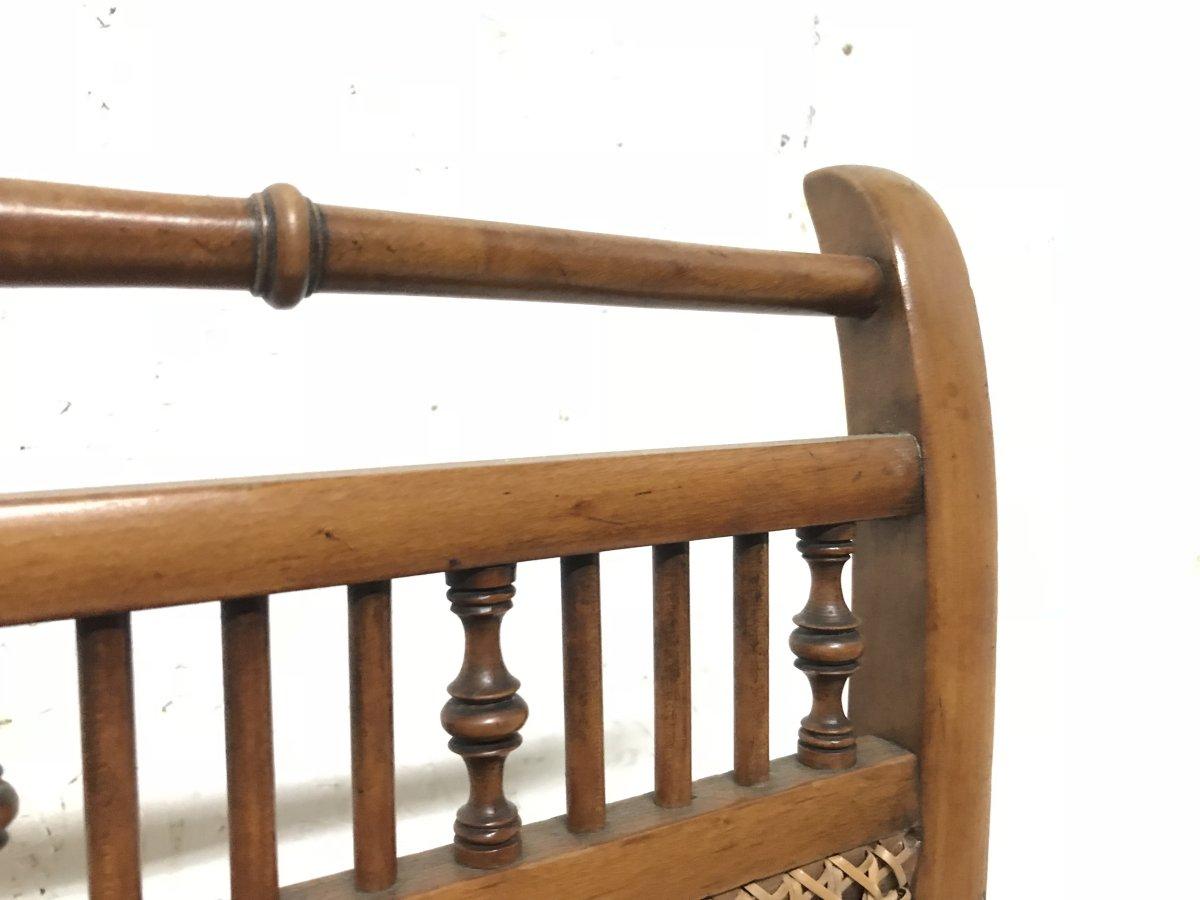 E W Godwin. by William Watt. An Anglo-Japanese Beech and Caned Armchair ...