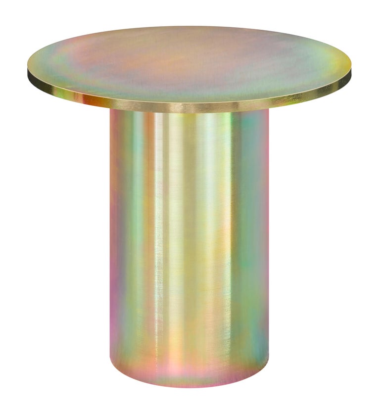 E15 Enoki Metal Side Table Designed by Philipp Mainzer For Sale at 1stDibs