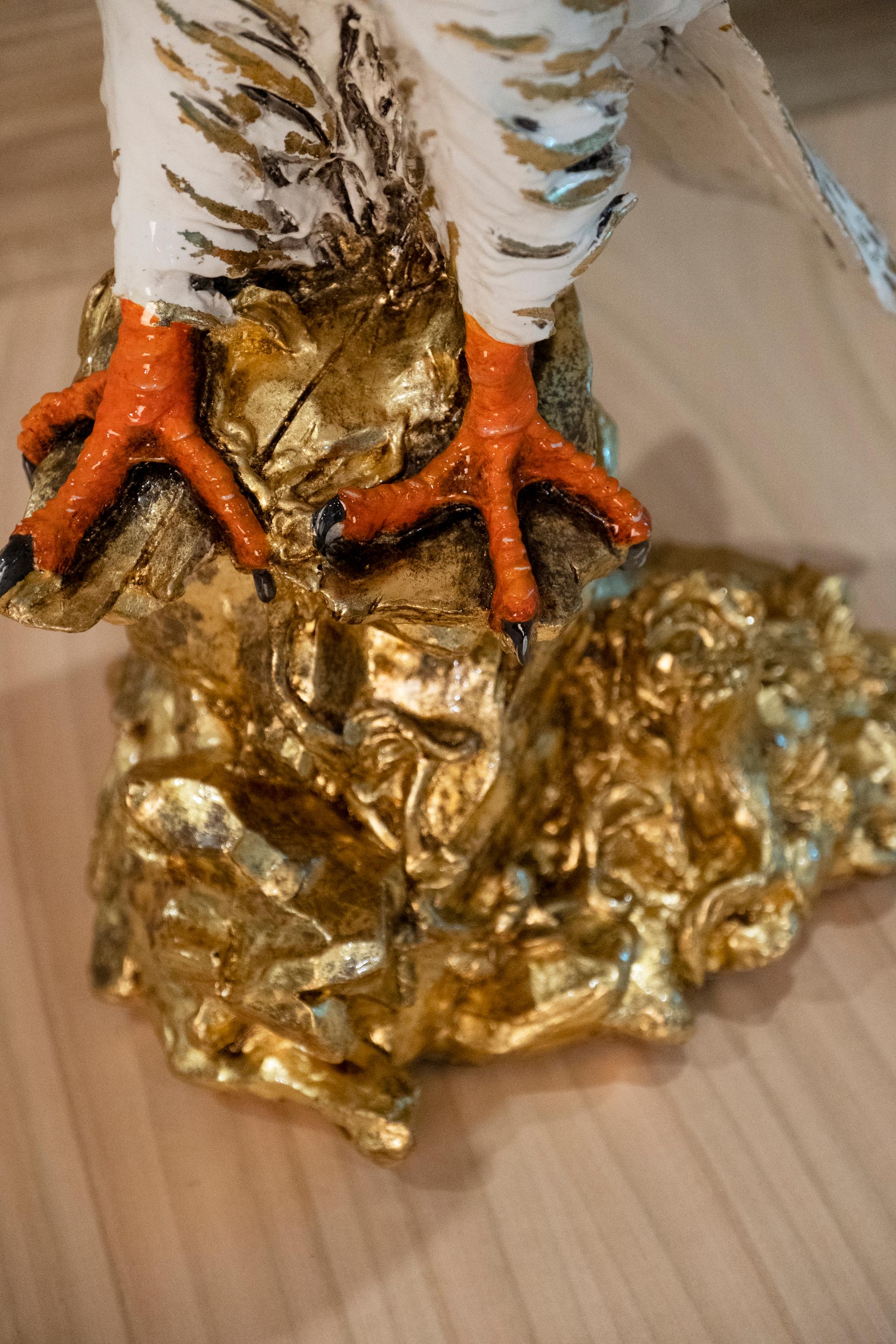 Eagle Resin Statue, Handmade by Lusitanus Home For Sale at 1stDibs ...