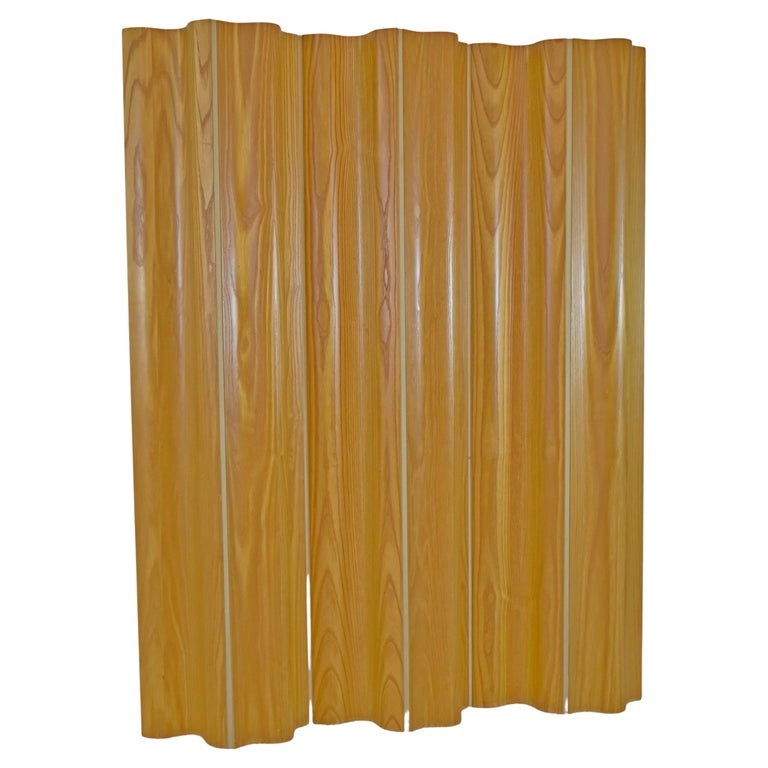 Eames 6 Panel Oak Room Divider by Herman Miller For Sale at 1stDibs