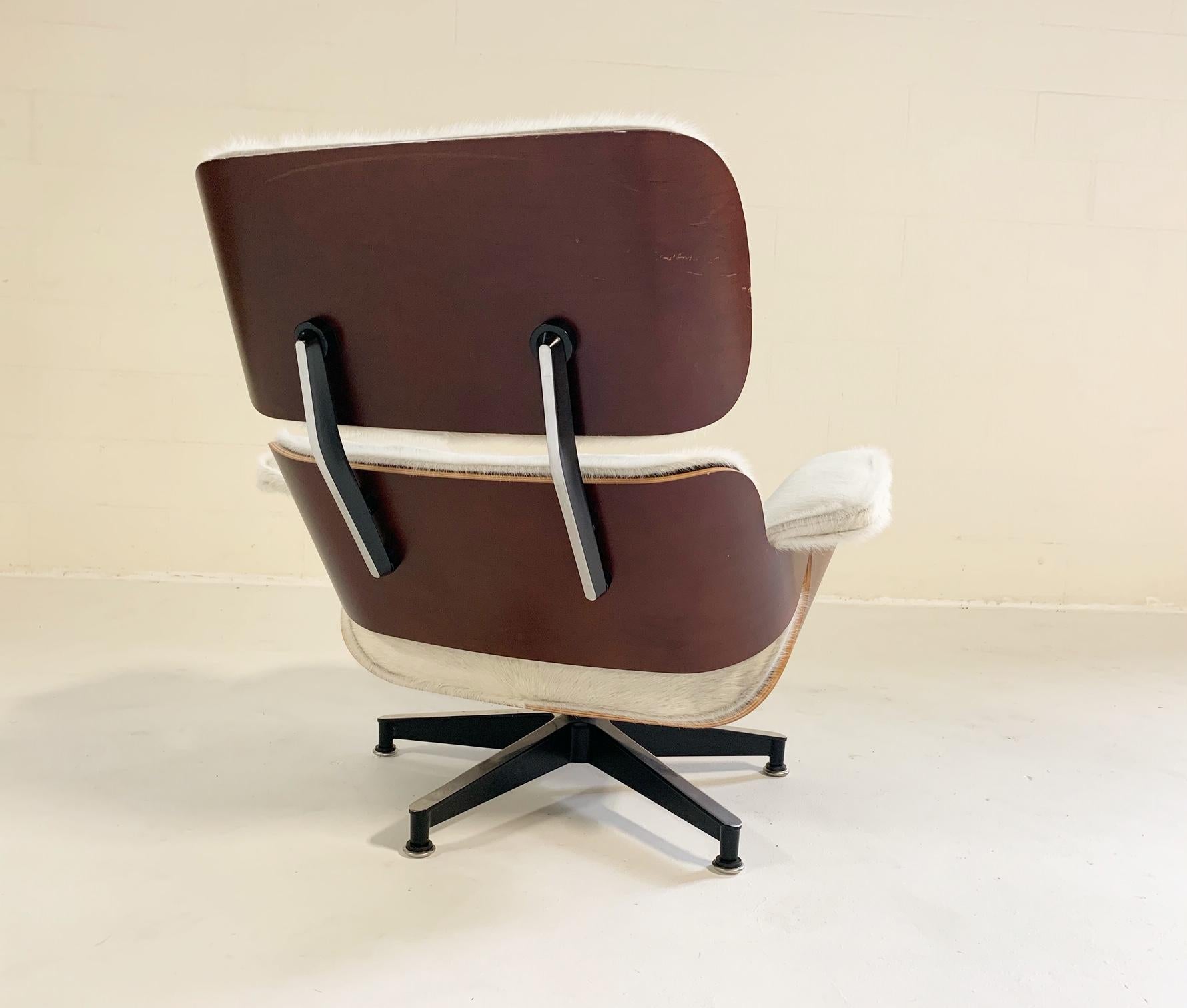 Eames 670 Lounge Chair and 671 Ottoman in Brazilian Cowhide at 1stDibs