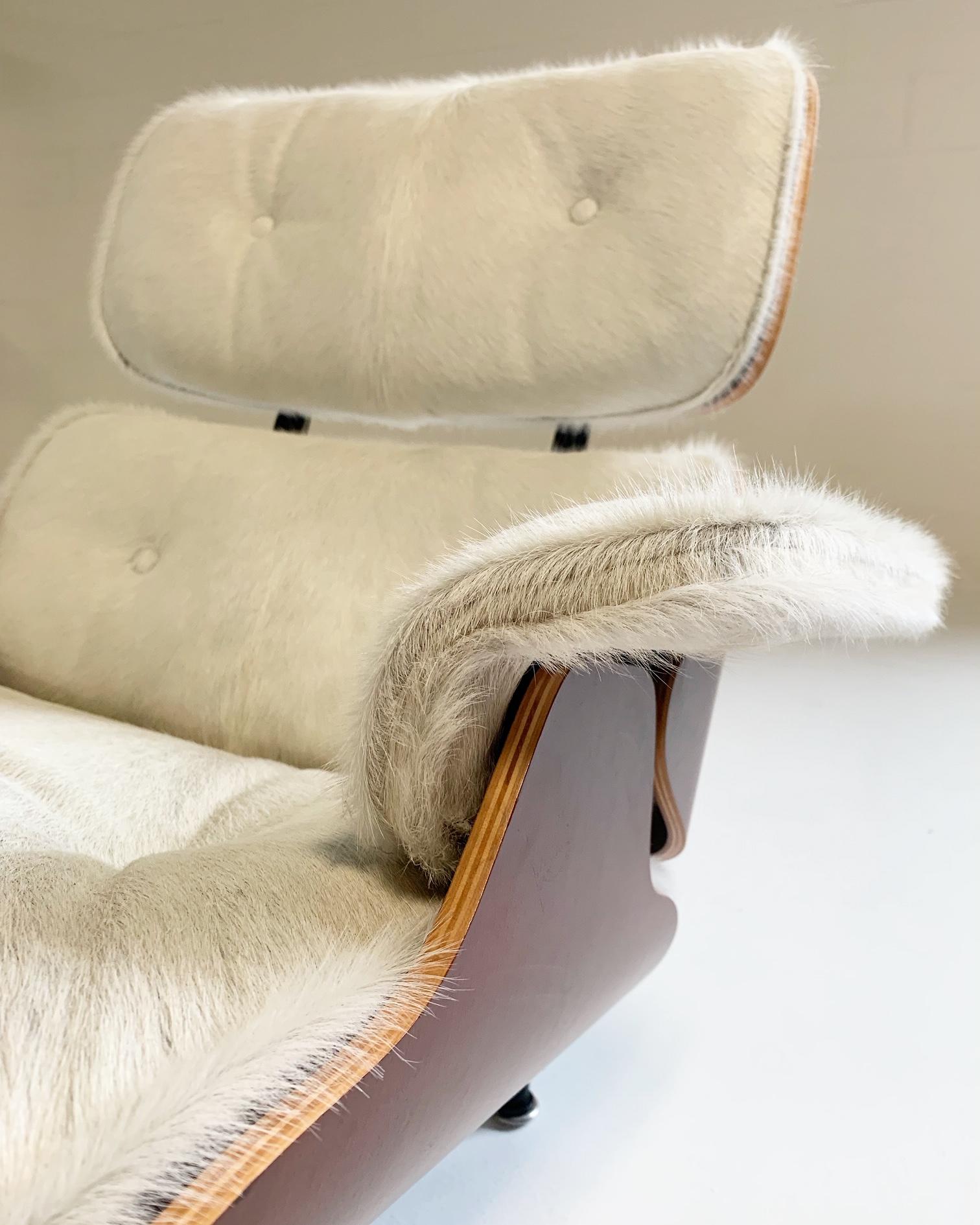 Eames 670 Lounge Chair and 671 Ottoman in Brazilian Cowhide at 1stDibs