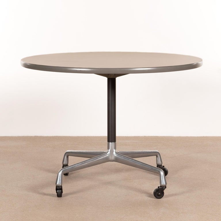 Eames Action Office Table on wheels with Contract Base for Herman ...