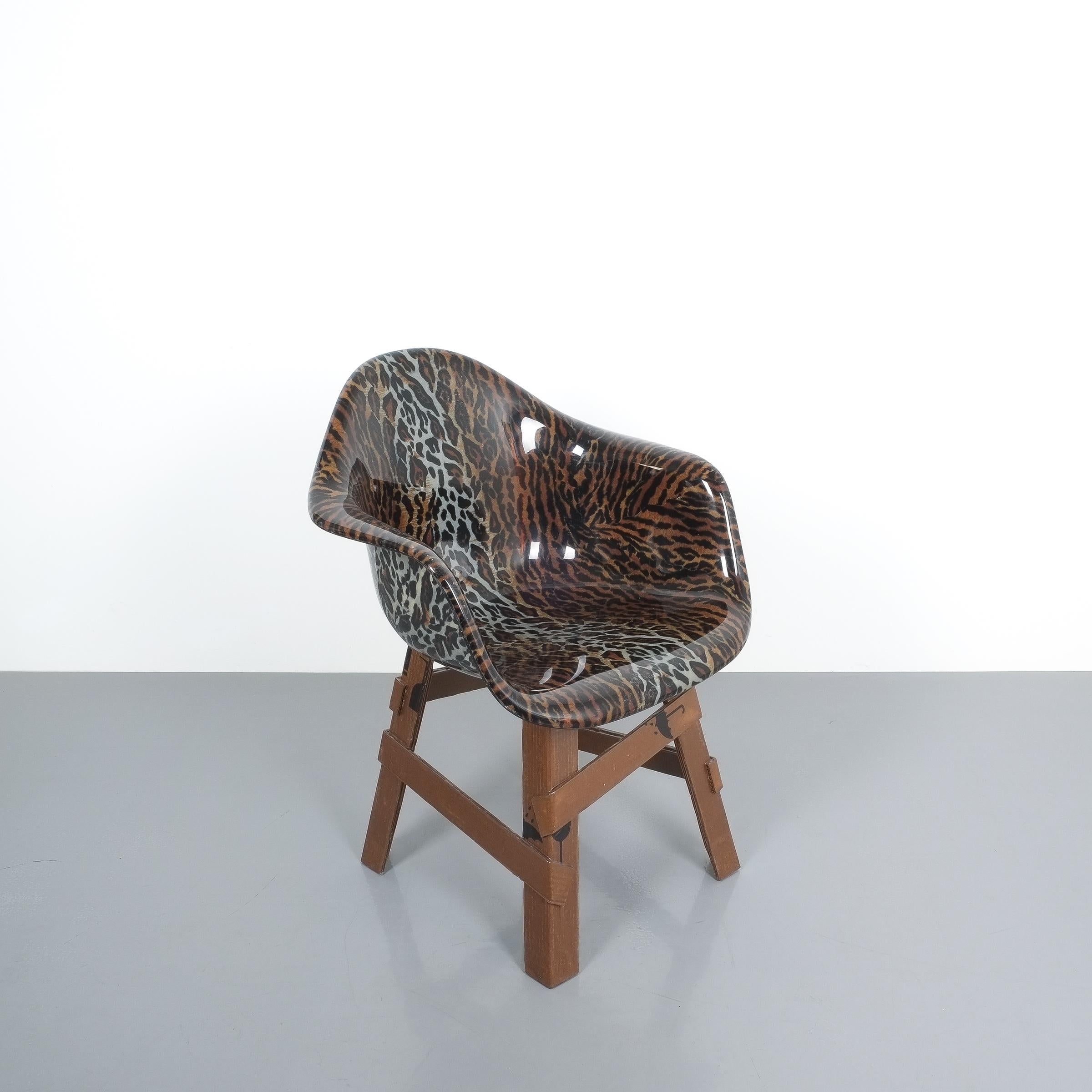 Multiple Eames Appropriation Dining Armchairs with Polished Resin ...