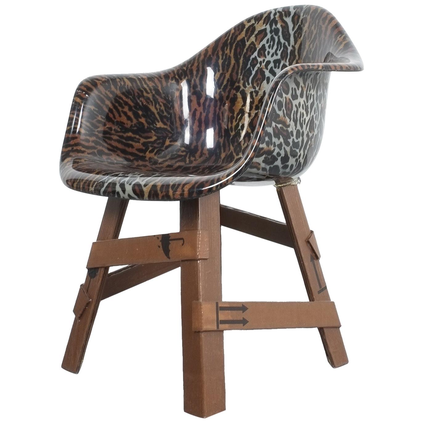 Multiple Eames Appropriation Dining Armchairs with Polished Resin ...