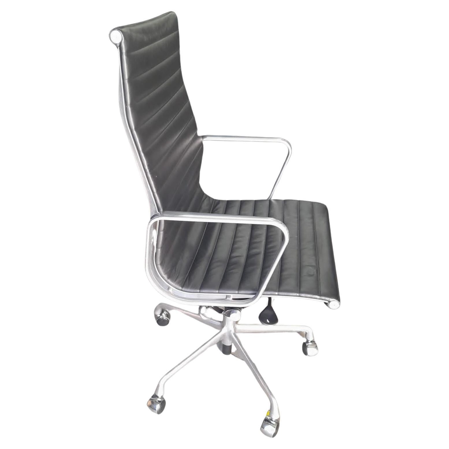 Eames for Herman Miller High Back Aluminum Group Chairs at 1stDibs