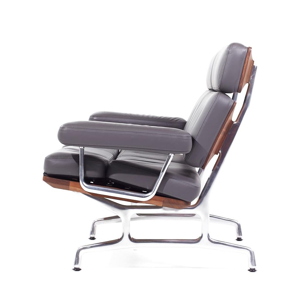 Eames for Herman Miller Model ES108 Mid Century Leather and Walnut Two ...