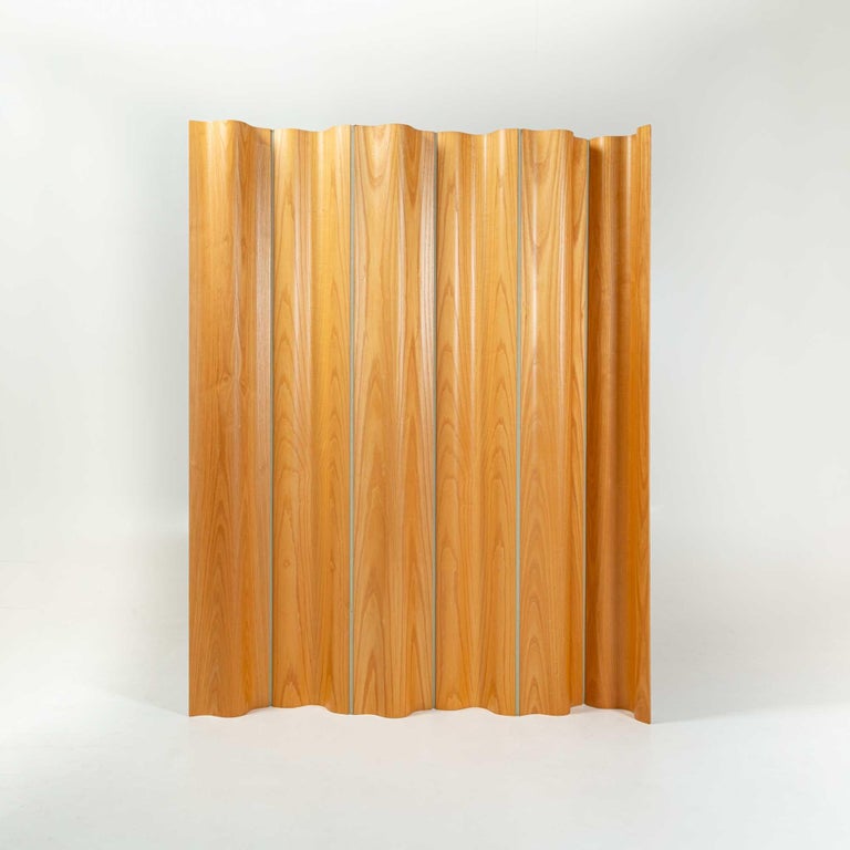 Eames for Herman Miller Privacy Screen FSW-6 in Golden Ash For Sale at ...